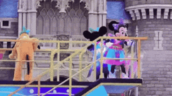 Minnie Mouse Using Flamethrower GIF | GIFDB.com