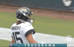 Minshew Happily Scored Touchdown GIF | GIFDB.com
