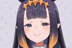 Mischievous Ninomae Inanis Smug Face GIF | GIFDB.com