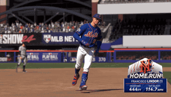 Mlb Ny Mets Francisco Lindor Home Run GIF | GIFDB.com