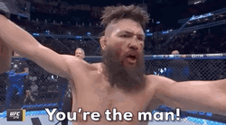 Mma Fighter Bryan Barberena You Da Man GIF | GIFDB.com