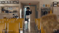 Moira Rose Walk Forward GIF | GIFDB.com