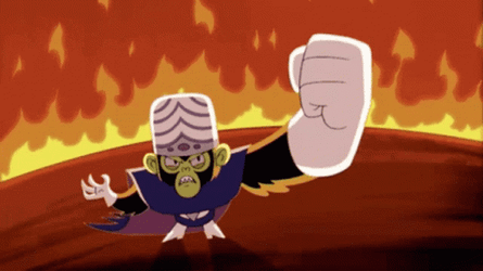 Mojo Jojo From Powerpuff Girls Shake Fist GIF | GIFDB.com
