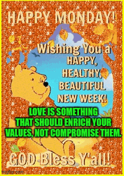 Monday Blessings Winnie The Pooh GIF | GIFDB.com