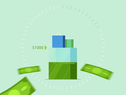 Money Building Up Representing Inflation GIF | GIFDB.com