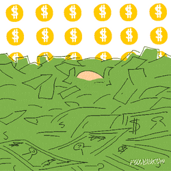 Money Flying Animated Vomit GIF | GIFDB.com