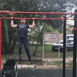 Monkey Bars Pull Ups Workout GIF | GIFDB.com