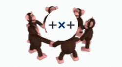 Monkey Circle Txt GIF | GIFDB.com