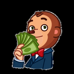 Monkey Puppet Hi Hello Tumbling GIF | GIFDB.com