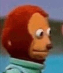 Monkey Puppet Side Eye Twitch GIF | GIFDB.com