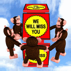 Monkey We Will Miss You GIF | GIFDB.com