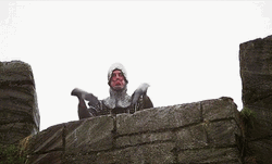Monty Python Run Away Head Taps GIF | GIFDB.com