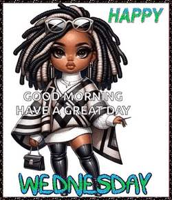 Morning Wednesday American African Woman GIF | GIFDB.com