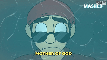 Mother Of God Stunned Reaction Animation GIF | GIFDB.com