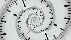 Moving Clock Spiral Illusion GIF | GIFDB.com
