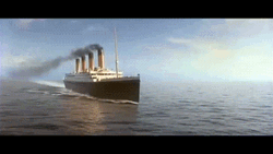 Moving Titanic Boat GIF | GIFDB.com