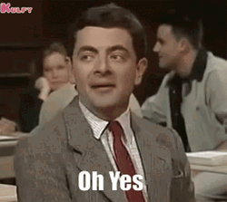 Mr. Bean Oh Yess GIF | GIFDB.com