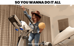 Multitasking Lady On Treadmill GIF | GIFDB.com