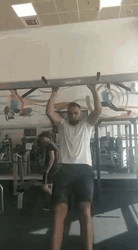 Muscle Pull Up Gym Rat GIF | GIFDB.com