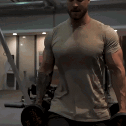 Muscular Guy Work Out Lunge GIF | GIFDB.com