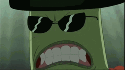 Dennis Spontaneous Mustache Growth Spongebob GIF | GIFDB.com