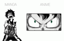 My Hero Academia Manga Comparison GIF | GIFDB.com