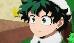 My Hero Academia Merry Christmas Anime GIF | GIFDB.com