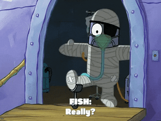 My Leg Injured Fred The Fish Spongebob GIF | GIFDB.com
