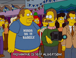 My Name Is Jeff Albertson The Simpsons GIF | GIFDB.com
