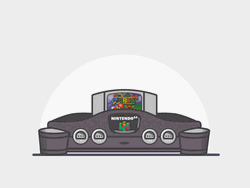 N64 Console Vector GIF | GIFDB.com