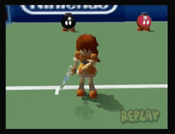 N64 Mario Tennis Daisy GIF | GIFDB.com