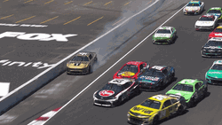 Nascar Crash Stopping The Race GIF | GIFDB.com