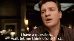 Nathan Fillion Let Me Think GIF | GIFDB.com
