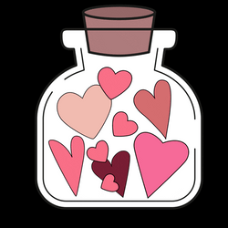 National Girlfriend Day Hearts In A Jar GIF | GIFDB.com