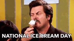 National Ice Cream Day Man Eating GIF | GIFDB.com