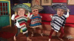 National Tequila Day Dancing Trio GIF | GIFDB.com