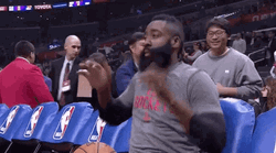 Nba Baskteball Player James Harden Dancing At The Bench GIF | GIFDB.com