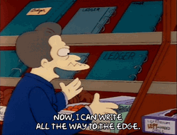 Ned Flanders Left Handed Ledgers GIF | GIFDB.com