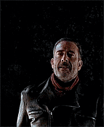 Negan Pointing With Bat GIF | GIFDB.com