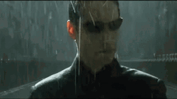 Neo Matrix Walking On The Rain GIF | GIFDB.com