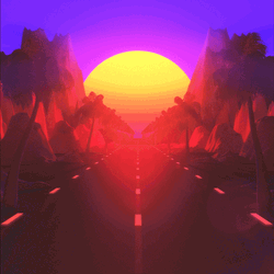 Neon Car Bebecita Smooth Drive GIF | GIFDB.com