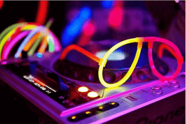 Neon Stick Lights Party GIF | GIFDB.com