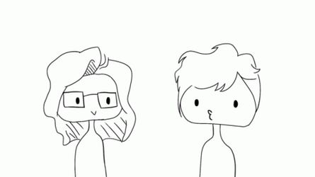 Nerd Alert Boy Pointing Animated Art GIF | GIFDB.com