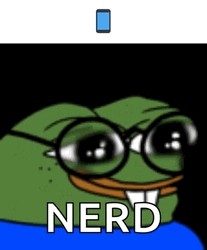 Nerd Pepe The Frog Fixing Eyeglasses Meme GIF | GIFDB.com
