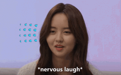 Kim So-hyun Nervous Laugh GIF | GIFDB.com