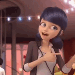 Nervous Marinette Scratching Her Head GIF | GIFDB.com