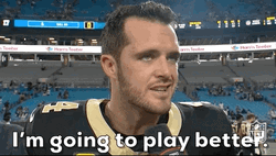New Orleans Saints Derek Carr Wants To Play Better GIF | GIFDB.com