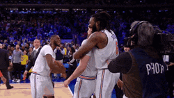 New York Knicks Playful Choke GIF | GIFDB.com