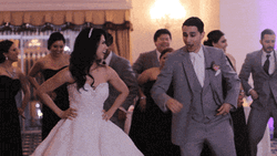 Newly Weds Doing Cowboy Dance Funny Wedding GIF | GIFDB.com