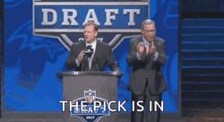 Nfl Draft The Pick Is In Applauding GIF | GIFDB.com